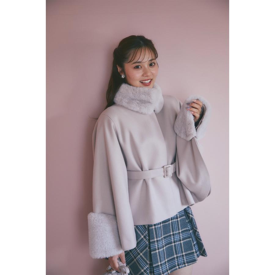 tocco closet 2WAYファー＆ベルト付きケープライクコート 【sandina サンディナ】 : tocco closet - 通販 - Yahoo!ショッピング