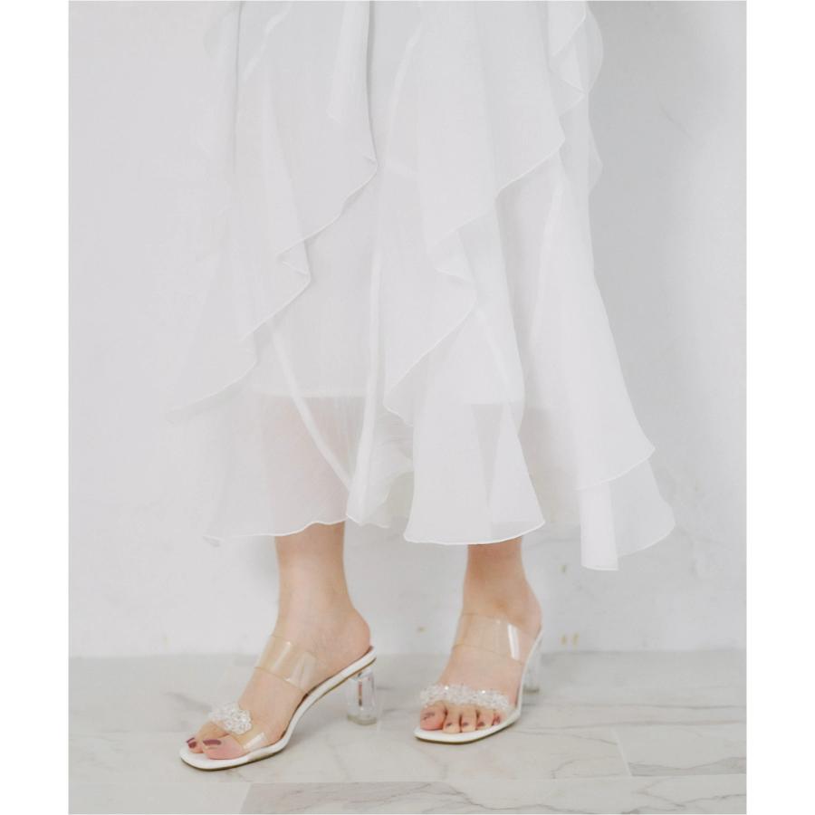 tocco closet（トッコ クローゼット） ラッフルフリル切り替えひらりんシアースカート : tocco closet - 通販 ...