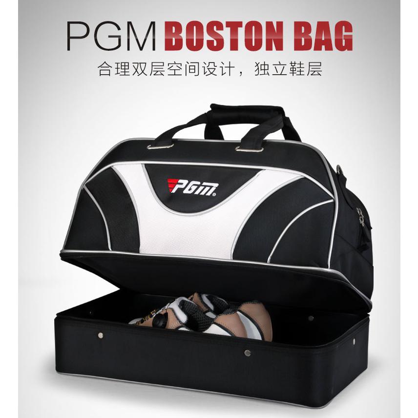 PGM ゴルフバッグ ボストンバッグ ショルダーバッグ トートバッグ 2way 大容量 独立シューズケースつき 多機能 ブラック おしゃれ シンプル : TOCYO雑貨 - 通販 ...