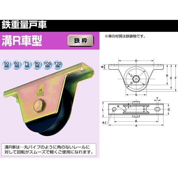 ヨコヅナ JHM-0751 鉄重量戸車 溝R車型 75mm / 1個 : Toda-Kanamono - 通販 - Yahoo!ショッピング