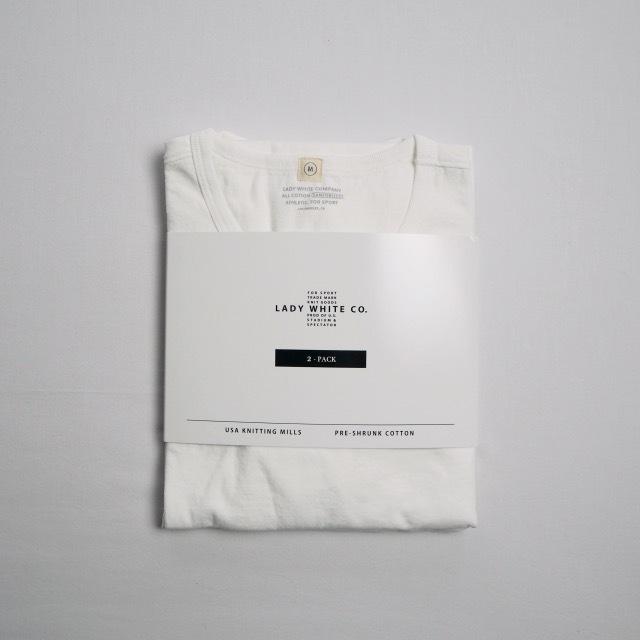 LADY WHITE CO. レディホワイト 2パックチューブTシャツ / 5 LADY WHITE CO. レディホワイト 2パックチューブTシャツ / 5