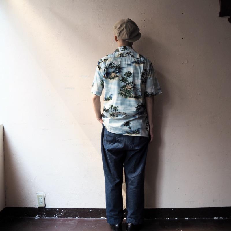 ROBERT J. CLANCEY RJC（ROBERT CLANCEY） ロバート・J・クランシー（ロバートジェイクレンシー）コットンアロハシャツ ハワイアンシャツ 102C-19T ...