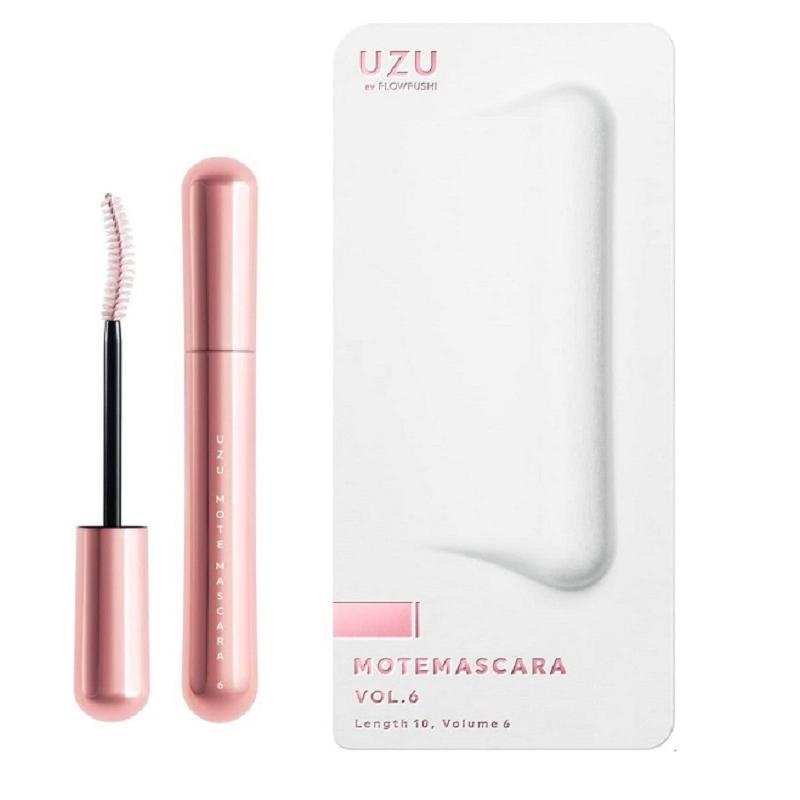 ネコポス速達！UZU BY FLOWFUSHI ウズ モテマスカラ MOTE MASCARA 5.5g/3.2g まつ毛化粧料 まつげケア 耐水性 アルコールフリー 低刺激性 多色 透明 ...