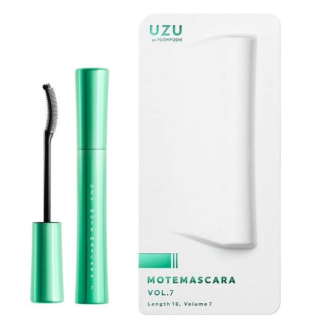 ネコポス速達！UZU BY FLOWFUSHI ウズ モテマスカラ MOTE MASCARA 5.5g/3.2g まつ毛化粧料 まつげケア 耐水性 アルコールフリー 低刺激性 多色 透明 ...