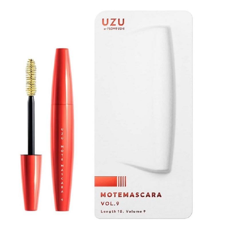 ネコポス速達！UZU BY FLOWFUSHI ウズ モテマスカラ MOTE MASCARA 5.5g/3.2g まつ毛化粧料 まつげケア 耐水性 アルコールフリー 低刺激性 多色 透明 ...