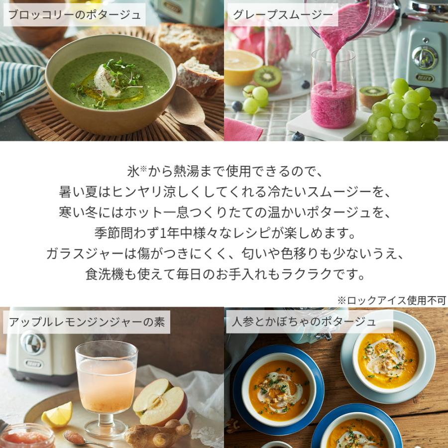 ミキサー 耐熱ガラス ブレンダー Toffy 熱湯 氷 ガラスジャー 600ml 離乳食 スムージー おしゃれ ポタージュ ジュューサー 大容量 調理 新生活 :K-BD5:Toffy 公式 ...