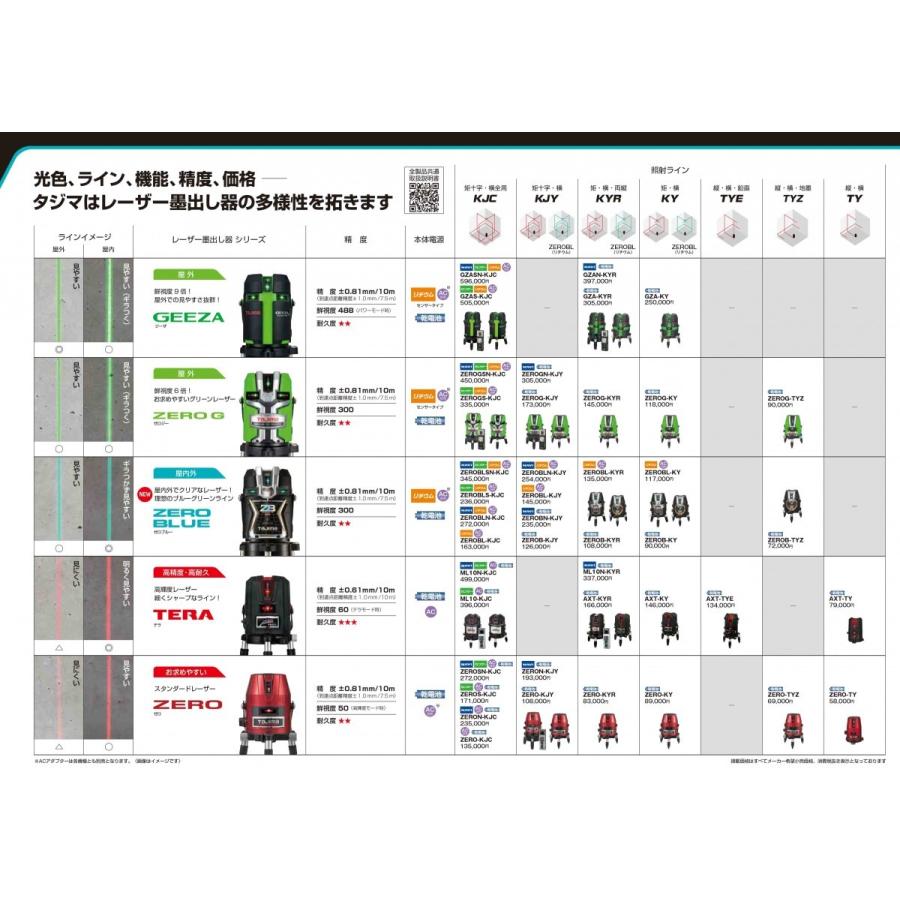 Tajima タジマ ブルーグリーンレーザー ゼロブルー ZERO BLUE-TYZ ZEROB-TYZ 本体のみ : プロツールショップとぎやヤフー店 - 通販 - Yahoo!ショッピング