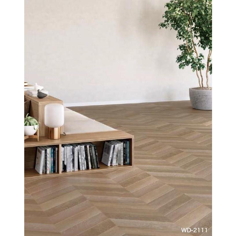 サンゲツ 【ケース売】ウッド床材 木目 シェブロンウッド 108×494.1×2.5mm WD2110 WD2111 フロアタイル ウッド WOOD 「SANGETSU FLOORTILE ...