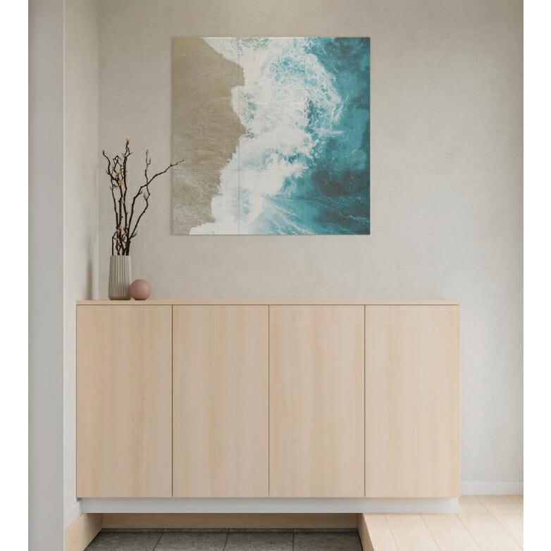 INAX エコカラットプラス セルフ リクシル INAX ECSF-9090S/108 9090セット 909×909×厚さ7.2mm 脱臭 調湿建材 室内 TV壁 施工証明書付き【1セット ...