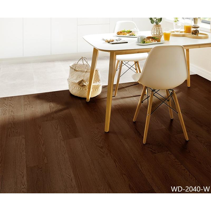 サンゲツ 【ケース売】ウッド床材 木目 スピンオーク 152.4×914.4×2.5mm WD2039W WD2040W WD2041W WOOD 「SANGETSU FLOORTILE ...