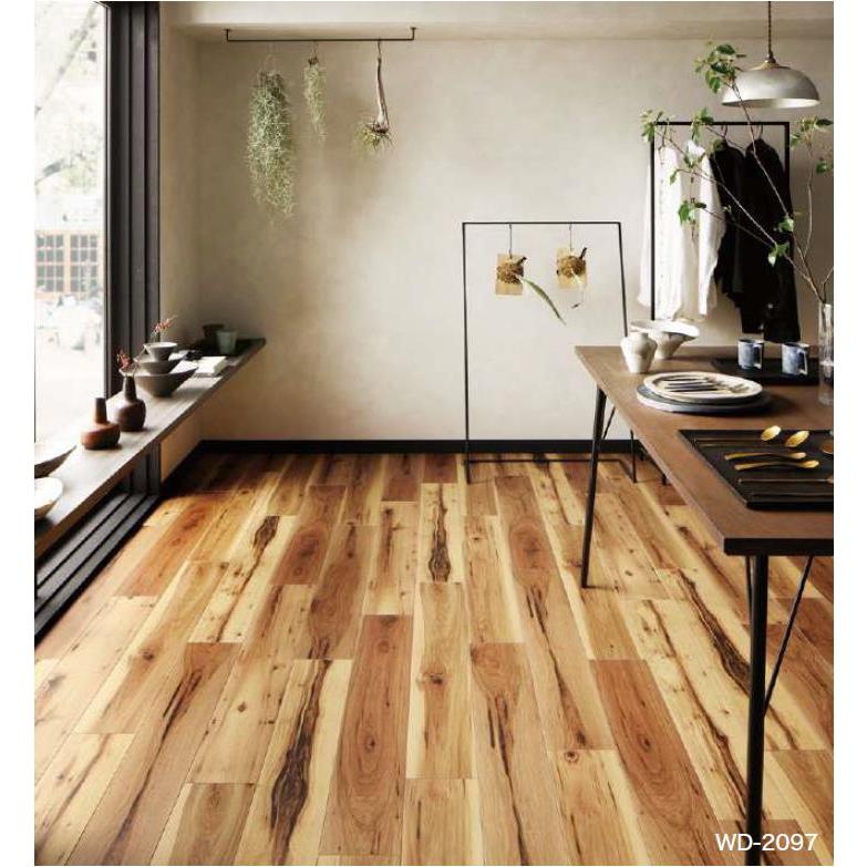 サンゲツ 【ケース売】ウッド床材 木目 ヒッコリー 152.4×914.4×2.5mm WD-2097 フロアタイル ウッド WOOD 「SANGETSU FLOORTILE 2023 ...