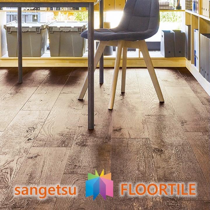 サンゲツ 【ケース売】ウッド床材 木目 ブルージュオーク 196×1320×2.5mm WD-2142 WD-2143 フロアタイル ウッド WOOD 「SANGETSU FLOORTILE ...
