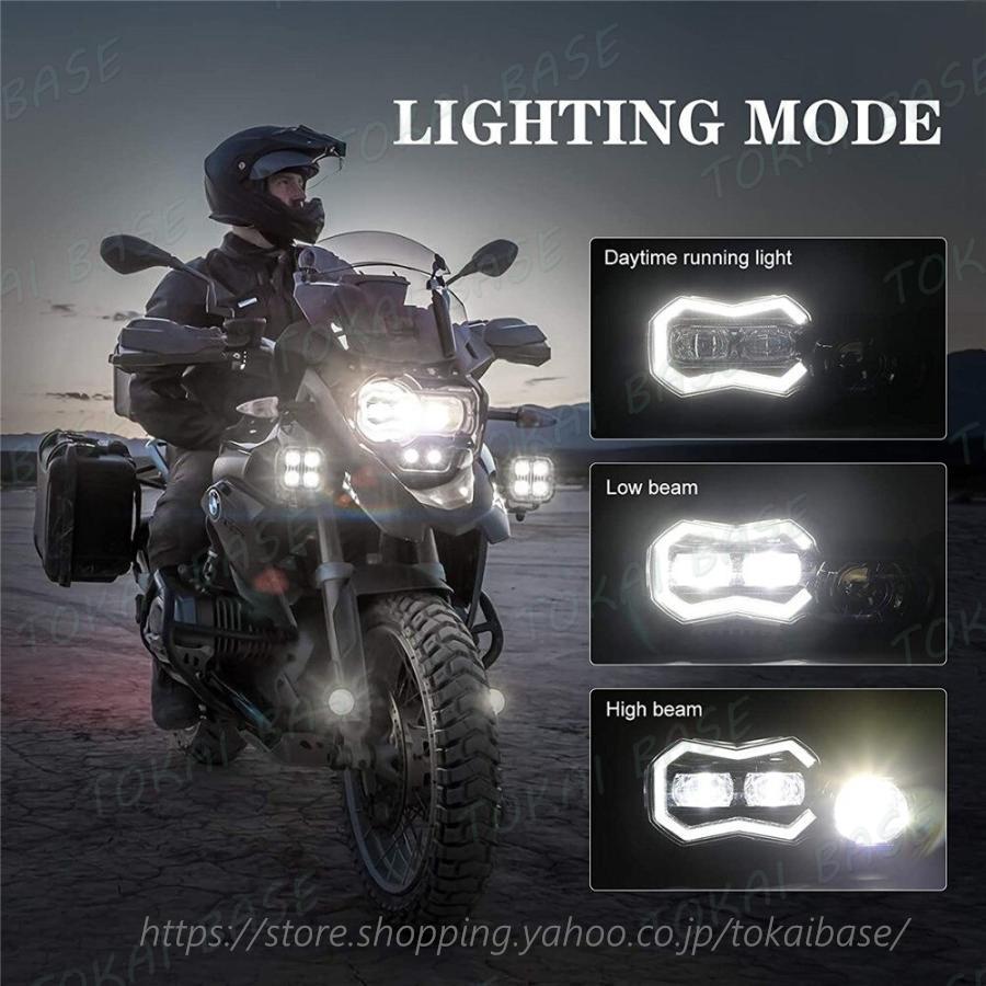 bmw f 650 700 800 gs adv f800gsアドベンチャー2008-2018 f800r LED drl プロジェクター フォグランプ :sk23920860104 ...