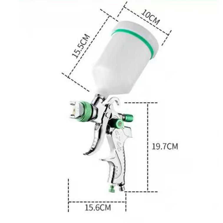 スプレーガン アダプタとppsタンク付き HVLP 自動フィードペイント エアーブラシ 塗装工具 (サイズ：1.4mm 1.7mm 2.0mm) : TOKAI BASE - 通販 ...