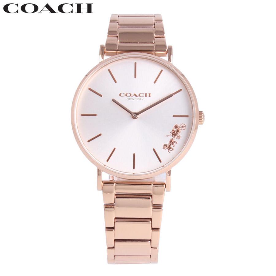 COACH コーチ Perry ペリー 腕時計 レディース クオーツ メタル ピンクゴールド シルバー 14503576 : 時計倉庫 ...