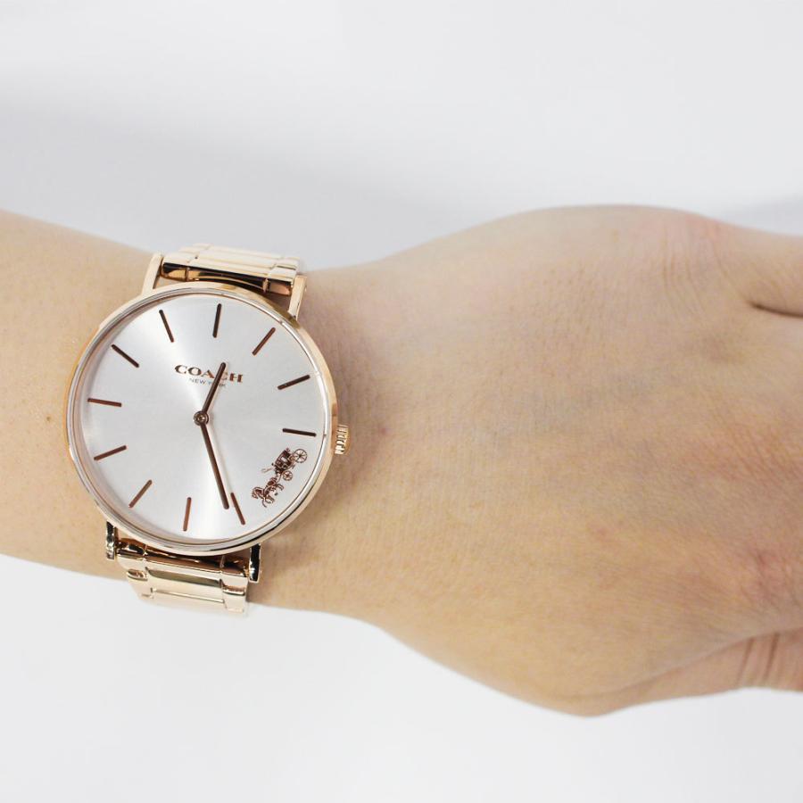 COACH コーチ Perry ペリー 腕時計 レディース クオーツ メタル ピンクゴールド シルバー 14503576 : 時計倉庫 ...