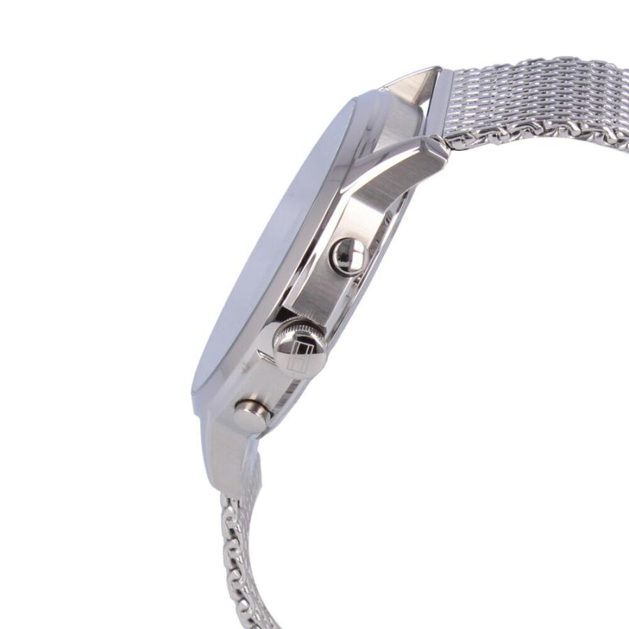 TOMMY HILFIGER トミー ヒルフィガー腕時計 メンズ クオーツ メタル メッシュ シルバー ブラック 1710433 : 時計倉庫 ...