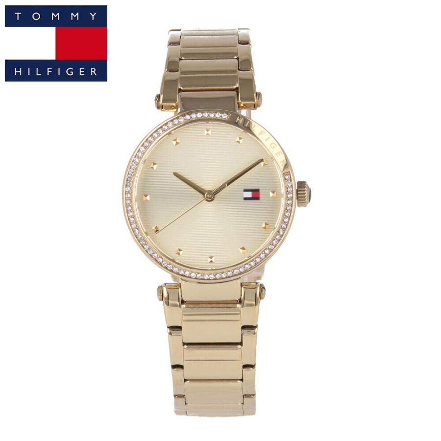 TOMMY HILFIGER トミー ヒルフィガー腕時計 レディース クオーツ 3針 メタル ゴールド ストーン 1782235 : 時計倉庫 ...