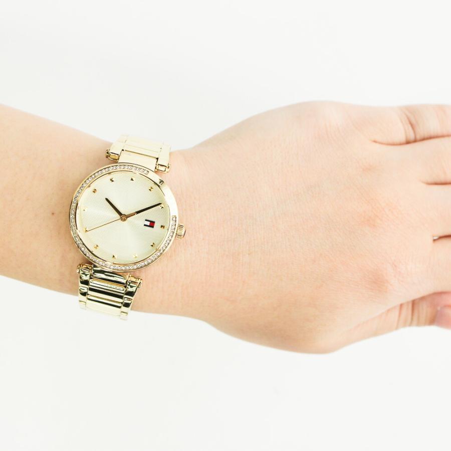 TOMMY HILFIGER トミー ヒルフィガー腕時計 レディース クオーツ 3針 メタル ゴールド ストーン 1782235 : 時計倉庫 ...