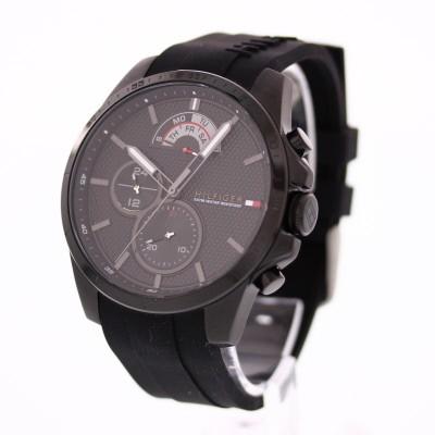 TOMMY HILFIGER トミー ヒルフィガー 1791352 腕時計 メンズ オールブラックTOMMY オールブラック : 時計倉庫 ...