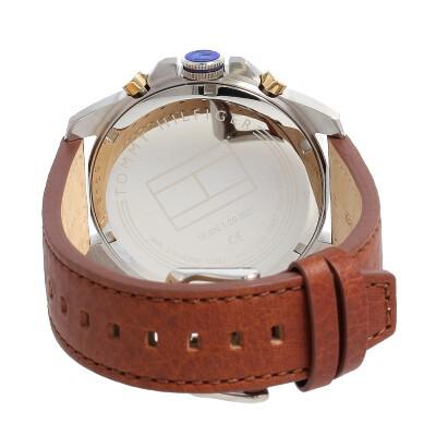 TOMMY HILFIGER トミー ヒルフィガー 1791561 腕時計 メンズ ユニセックス レザーベルト 革 マルチファンクション デイ ...