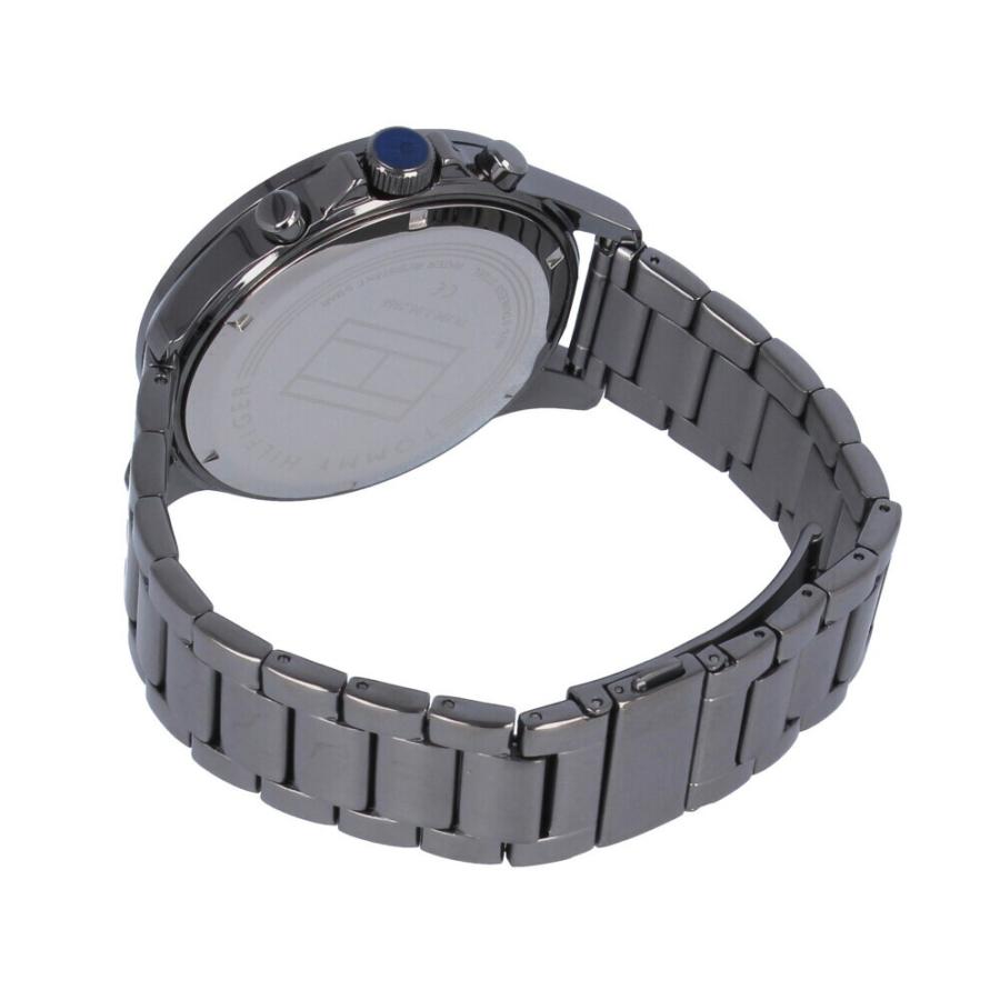 TOMMY HILFIGER トミー ヒルフィガー腕時計 メンズ クオーツ アナログ 3針 ステンレス メタル ガンメタル グレー ...