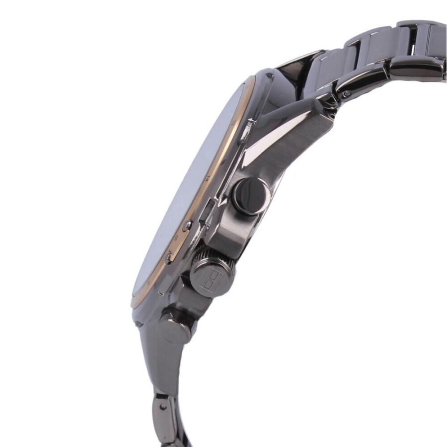 TOMMY HILFIGER トミー ヒルフィガー腕時計 メンズ クオーツ メタル ガンメタ ピンクゴールド グレー 1791790 : 時計 ...