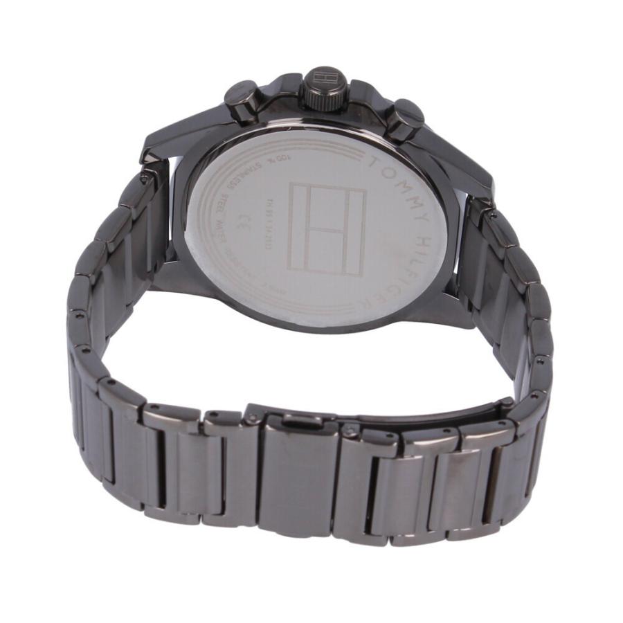 TOMMY HILFIGER トミー ヒルフィガー腕時計 メンズ クオーツ メタル ガンメタ ピンクゴールド グレー 1791790 : 時計 ...