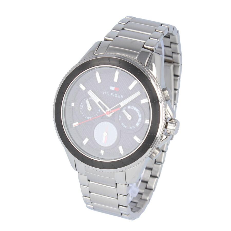 TOMMY HILFIGER トミー ヒルフィガー腕時計 メンズ クオーツ アナログ 3針 ステンレス メタル シルバー グレー ...