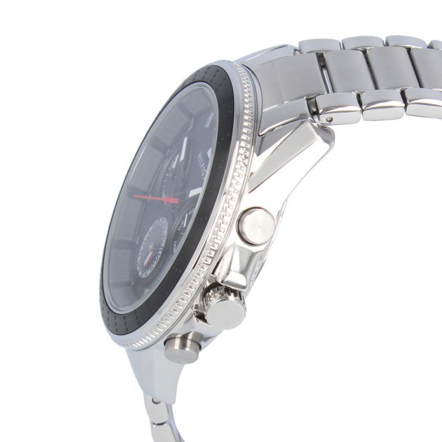 TOMMY HILFIGER トミー ヒルフィガー腕時計 メンズ クオーツ アナログ 3針 ステンレス メタル シルバー グレー ...