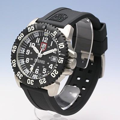 LUMINOX ルミノックス 3151 ブラック+ホワイト（ラバーベルト） SWISS QUARTZ Navy SEALs DIVE ...