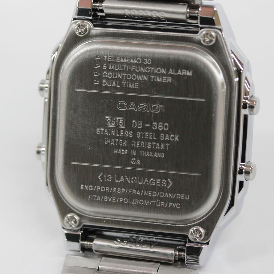 CASIO Collection STANDARD カシオ DB-360-1A メタルバンド デジタル DATA BANK データバンク ユニセックス 腕時計 : 時計倉庫TOKIA - 通販 ...