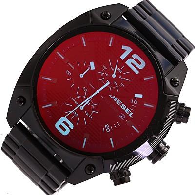 DIESEL ディーゼル OVERFLOW オーバーフロー DZ4316腕時計 メンズ メタル ステンレス クロノグラフ 偏光ガラス ...