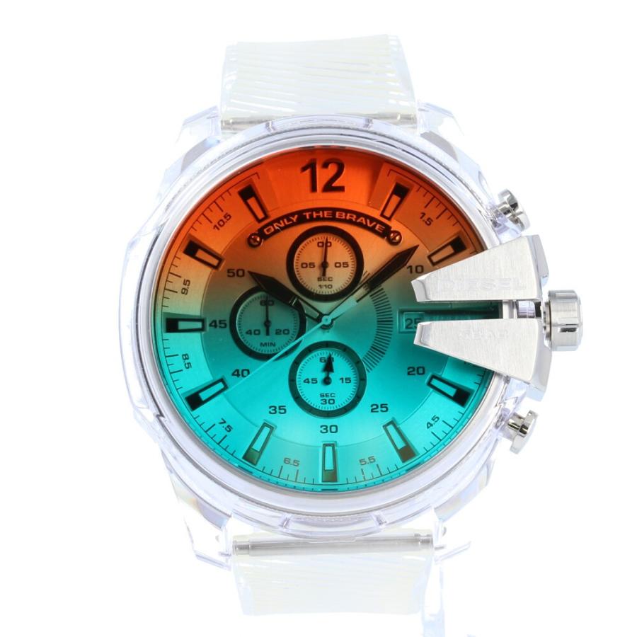 DIESEL ディーゼル MEGA CHIEF メガチーフ DZ4515 腕時計 メンズ クリア クオーツ : 時計倉庫TOKIA - 通販 ...