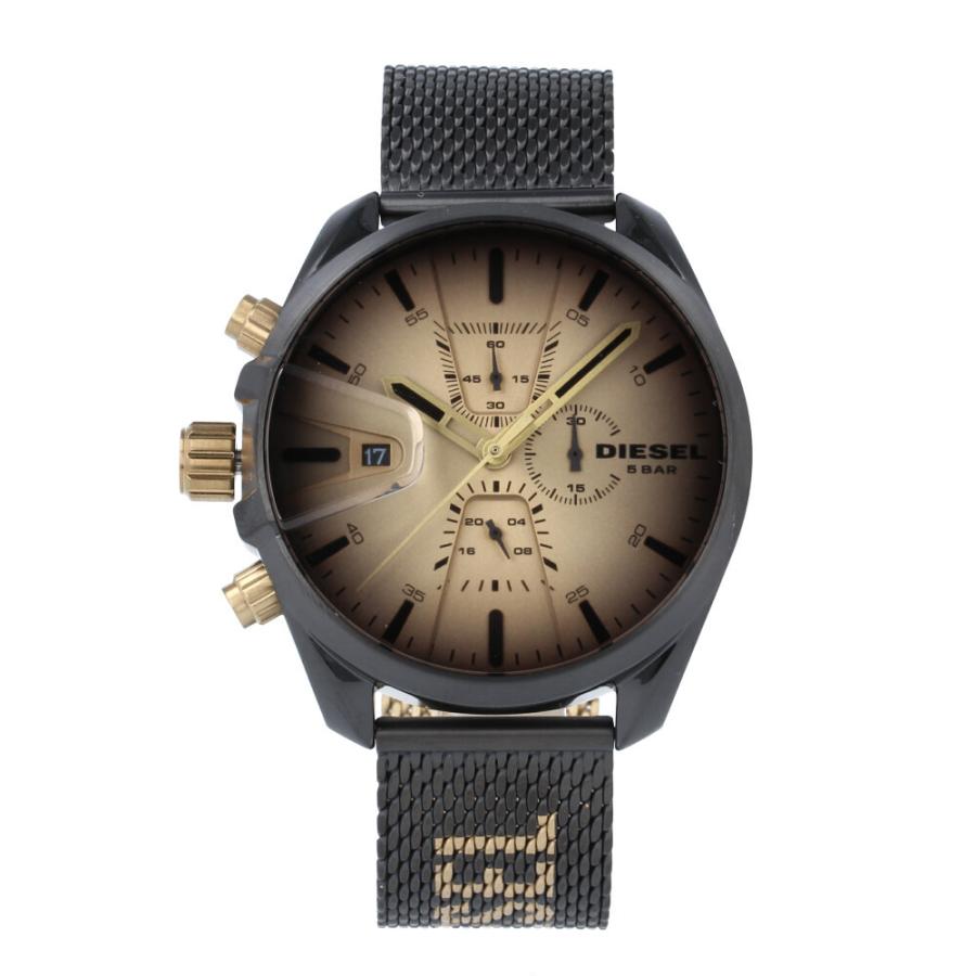 DIESEL ディーゼル 腕時計 メンズ 男性 クオーツ 電池 クロノグラフ デイト 日付 MS9 エムエスナイン 仕事 メタル メッシュ ...
