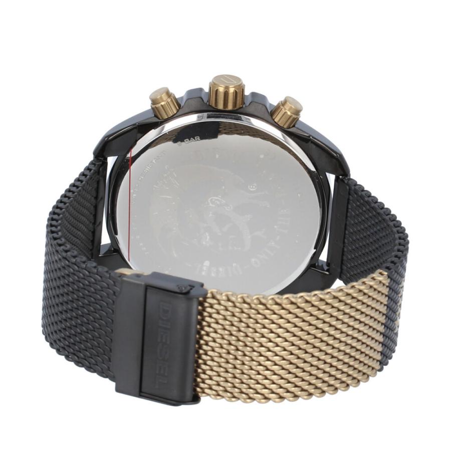 DIESEL ディーゼル 腕時計 メンズ 男性 クオーツ 電池 クロノグラフ デイト 日付 MS9 エムエスナイン 仕事 メタル メッシュ ...