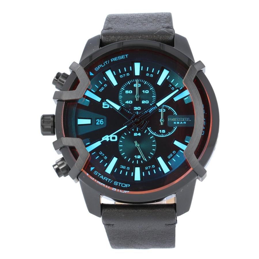 DIESEL ディーゼル GRIFFED グリフド DZ4519 腕時計 メンズ 偏光ガラス レザー クオーツ : 時計倉庫TOKIA ...
