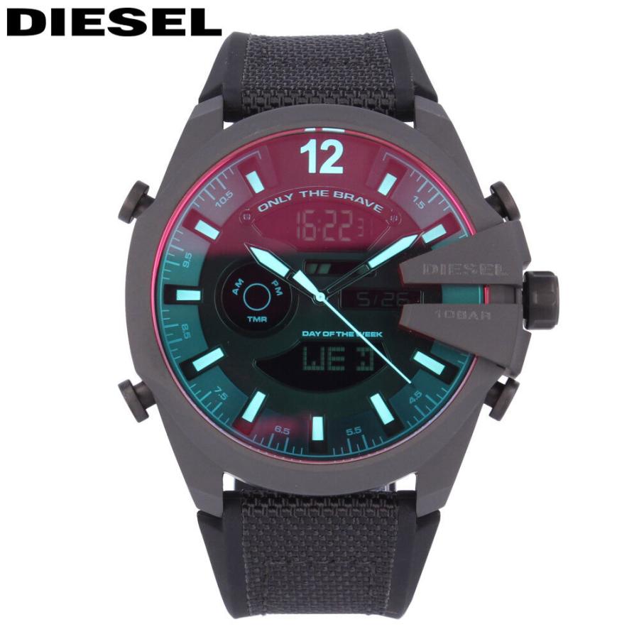 DIESEL ディーゼル MEGA CHIEF メガチーフ腕時計 メンズ クオーツ アナデジ 偏光ガラス ラバー DZ4548 : 時計倉庫 ...