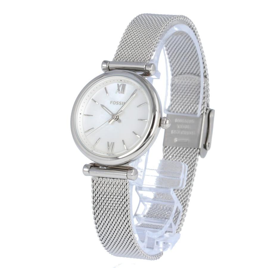 FOSSIL フォッシル CARLIE カーリー ES4432 腕時計 レディース 28mm メッシュベルト マザーオブパール : 時計倉庫 ...