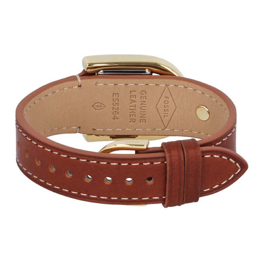 FOSSIL フォッシル HARWELL腕時計 レディース クオーツ アナログ 3針 ステンレス レザー ブラウン ゴールド ホワイト ...