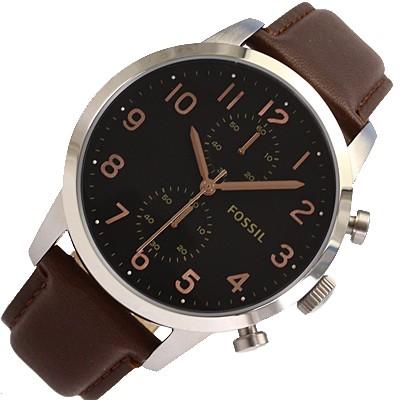 FOSSIL フォッシル 腕時計 メンズ 男性 クオーツ 電池 クロノグラフ TOWNSMAN タウンズマン 仕事 レザー 革 ブラウン ...