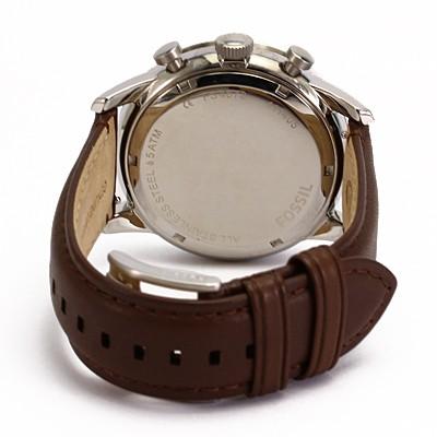 FOSSIL フォッシル 腕時計 メンズ 男性 クオーツ 電池 クロノグラフ TOWNSMAN タウンズマン 仕事 レザー 革 ブラウン ...