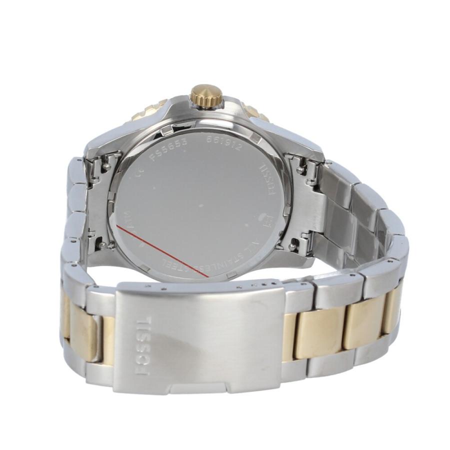 FOSSIL フォッシル 腕時計 メンズ 男性 クオーツ 電池 日付 デイト ダイバー FB-01 エフビーゼロワン 仕事 メタル シルバー ...