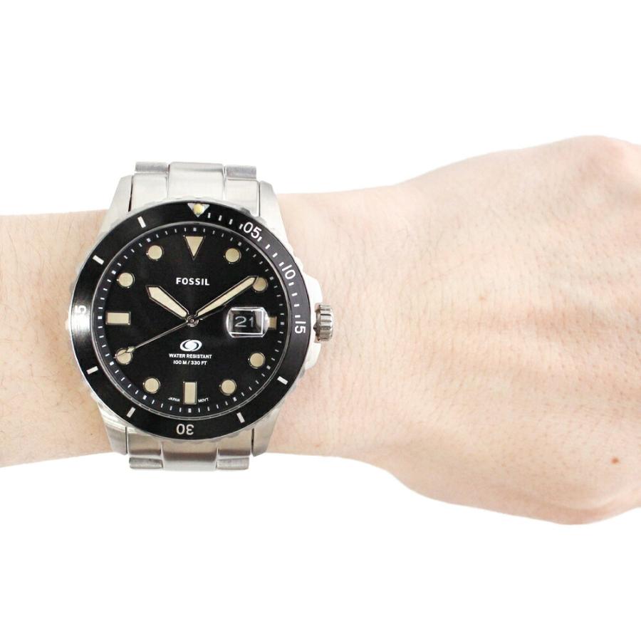 FOSSIL フォッシル BLUE腕時計 メンズ クオーツ アナログ 3針 ステンレス メタル シルバー ブラック FS5952 : 時計倉庫 ...