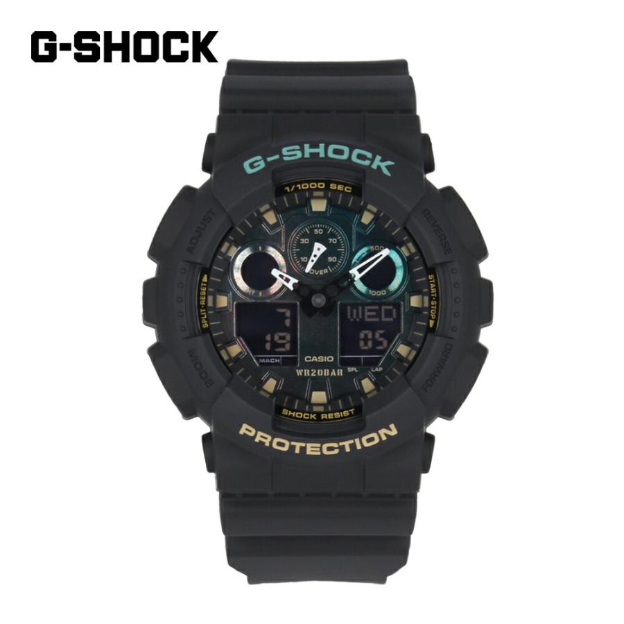 G-SHOCK CASIO カシオ ジーショック Gショック TEAL AND BROWN COLORシリーズ GA-100 SERIES腕 ...