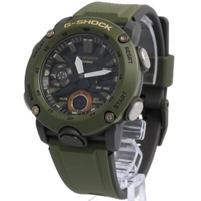G-SHOCK カシオ gショック CASIO ジーショック 腕時計 メンズ デジタル アナデジ カーボン コア ラウンド グリーン 緑 ...