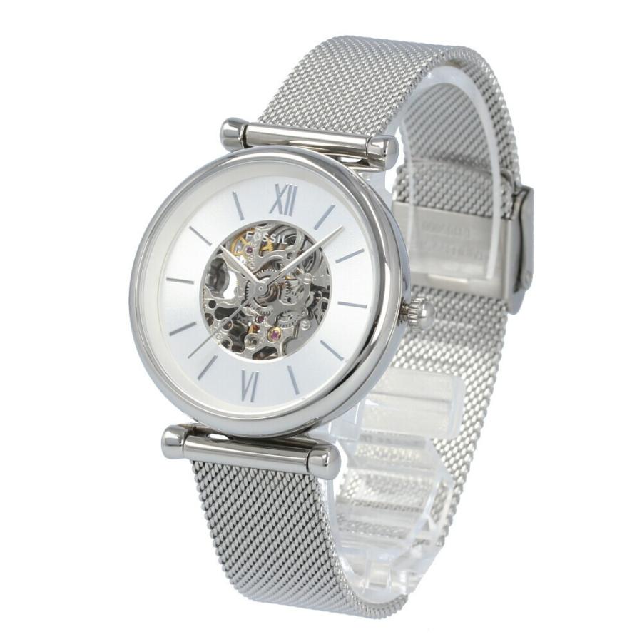 FOSSIL フォッシル レディース 女性 機械式 自動巻き メカニカル スケルトン CARLIE カーリー カジュアル ビジネス 仕事 ...