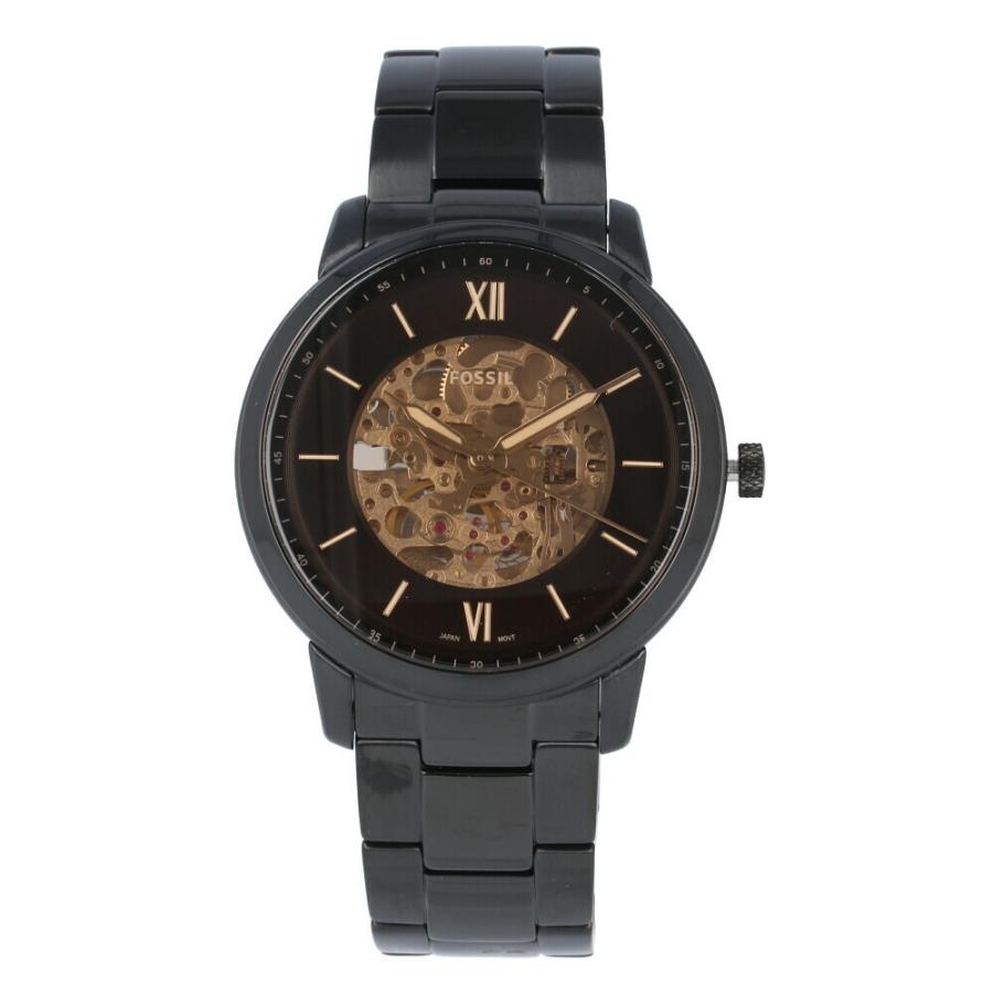 FOSSIL フォッシル 腕時計 メンズ 男性 機械式 自動巻き メカニカル スケルトン NEUTRA ニュートラ 仕事 メタル ブレス ...
