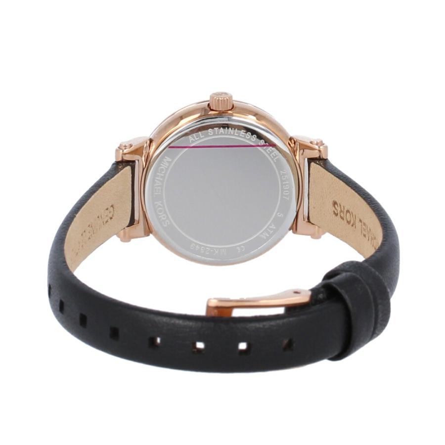 MICHAEL KORS マイケルコース MK2849 Petite Sofie プチソフィー 腕時計 レディース レザー ブラック ローズ ...