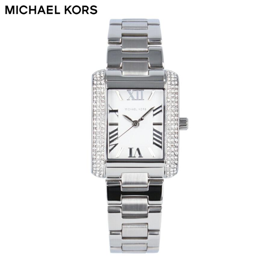 MICHAEL KORS マイケルコース EMERY エメリー腕時計 レディース クオーツ アナログ 3針 ステンレス メタル シルバー ...